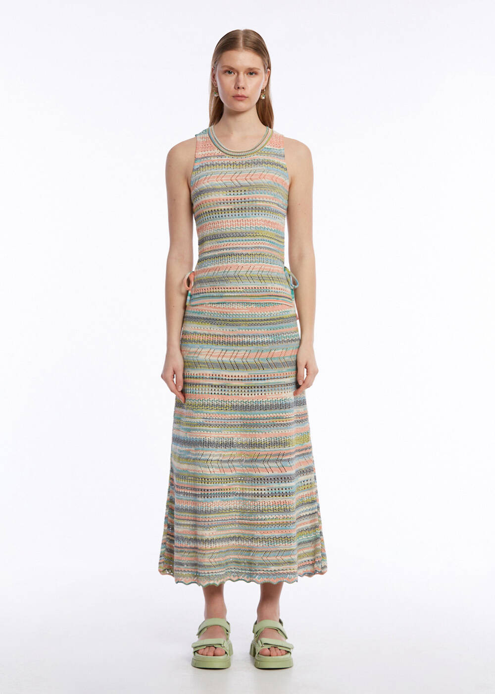 Color Block Knit Skirt Exotic | Knitss