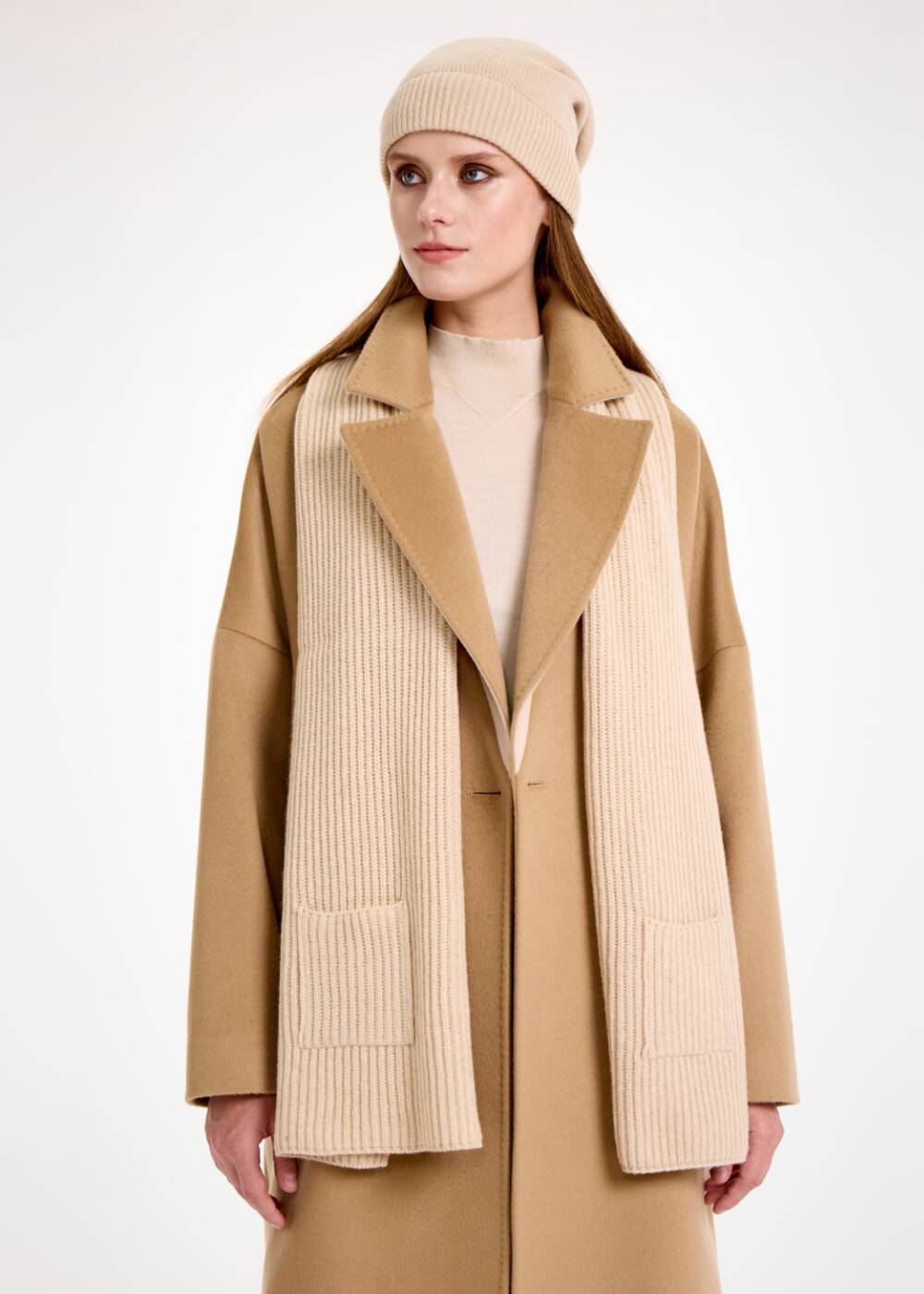 Essential Cream Cashmere Cap | KNITSS