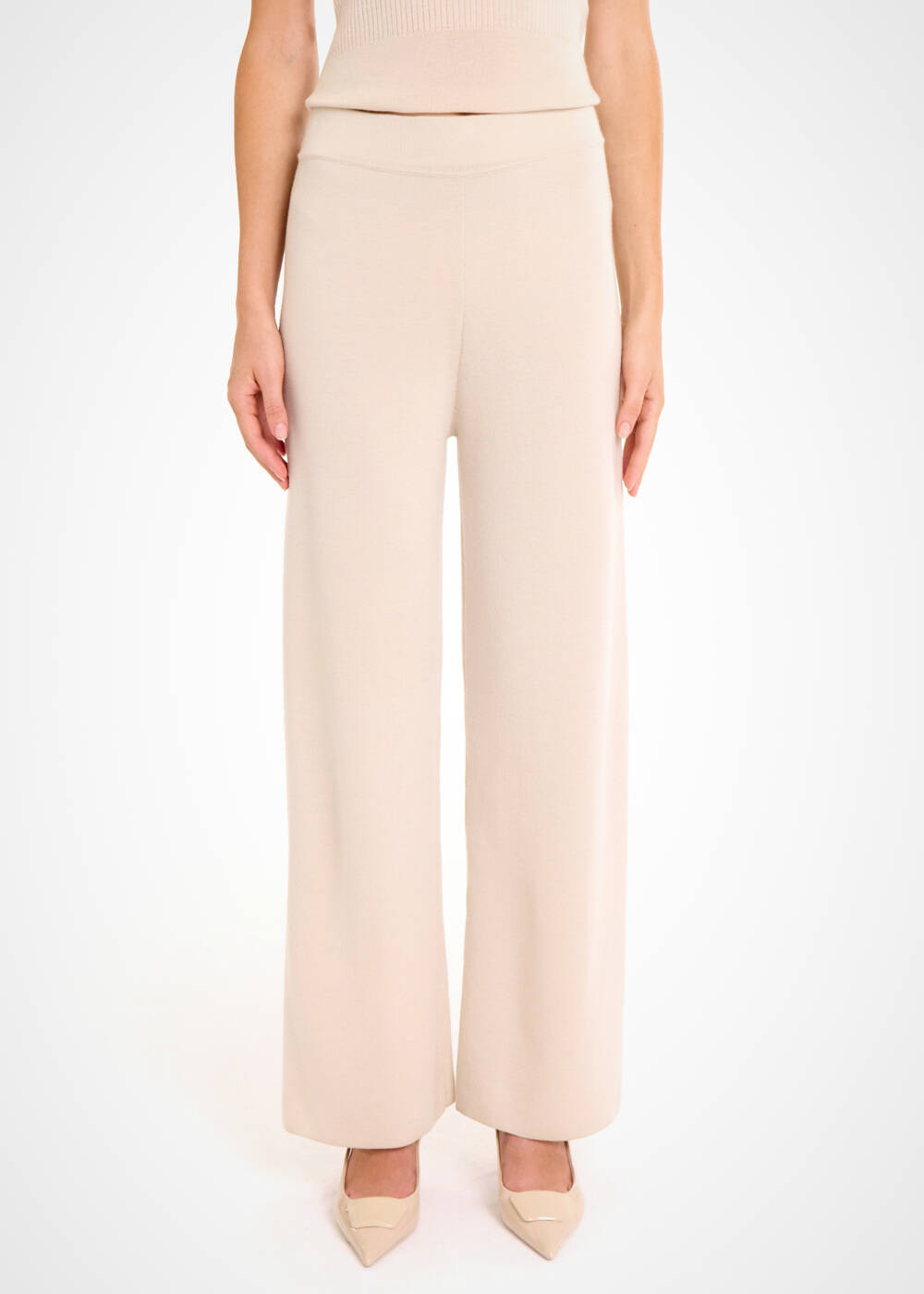Merino Wool Panna Knit Pants | Knitss